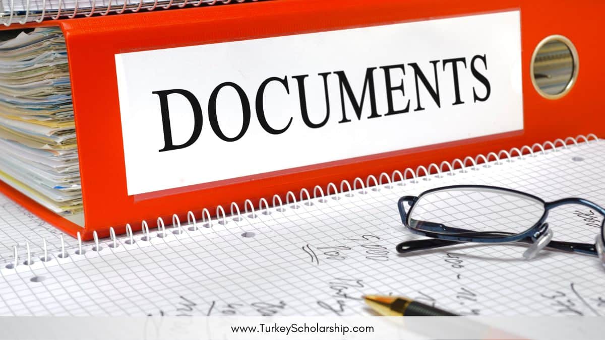 Document Checklist Turkey Government Scholarship 2025 Edition Special ...